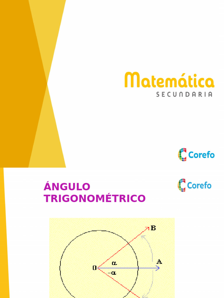 El Ángulo Trigonométrico | PDF | Trigonometría | Ángulo