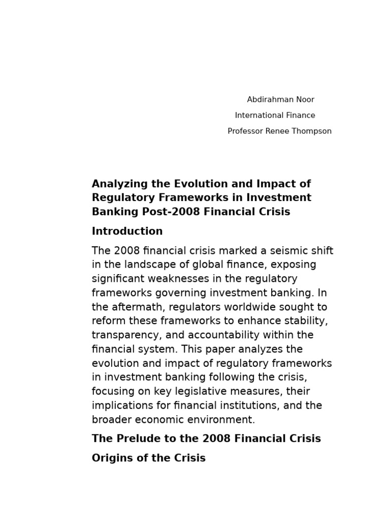 International Finance Research Topic Draft | PDF | Basel Iii | Economies