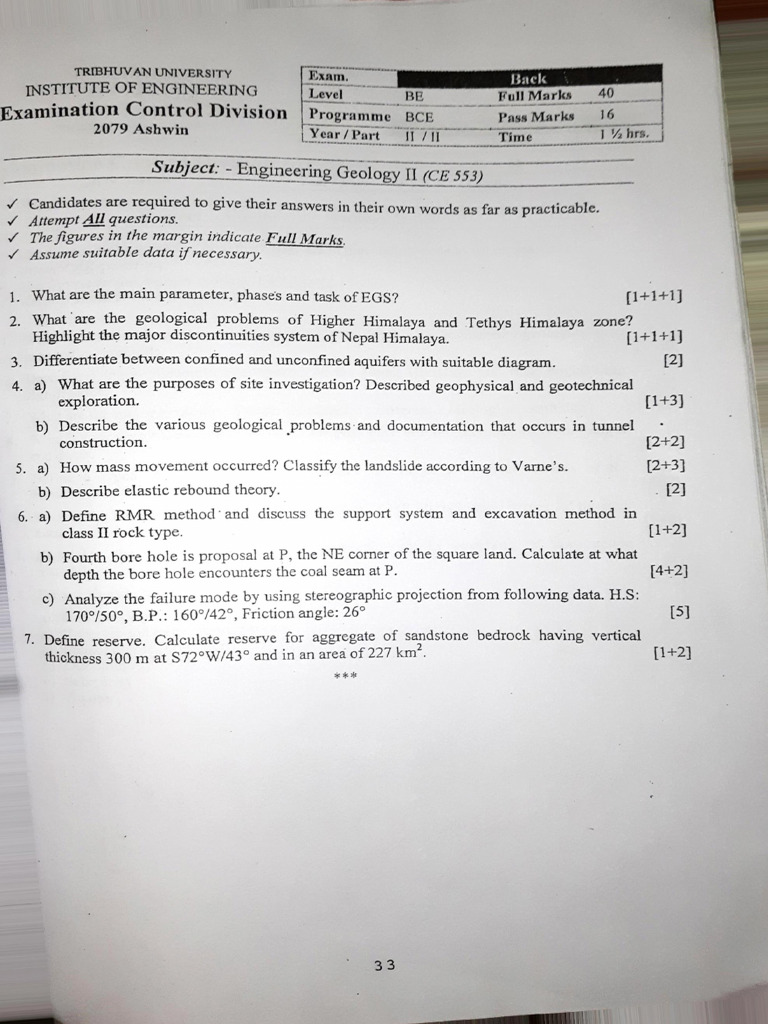 Geology 2 | PDF | Geology | Landslide