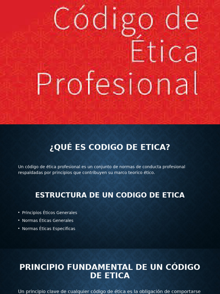 Codigo de Etca Prof1 | PDF | Autor