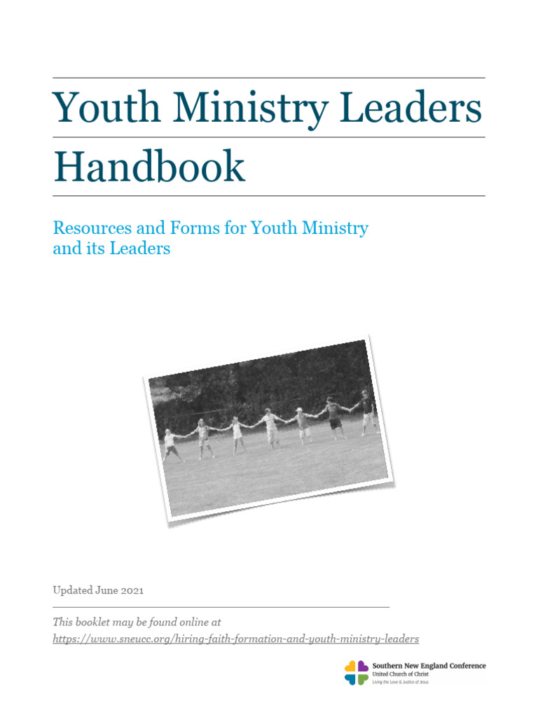Youth Ministry Leaders Handbook Guide | PDF | Cost Of Living | Ordination