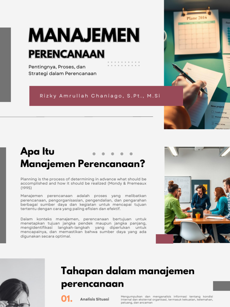 Manajemen Perencanaan | PDF