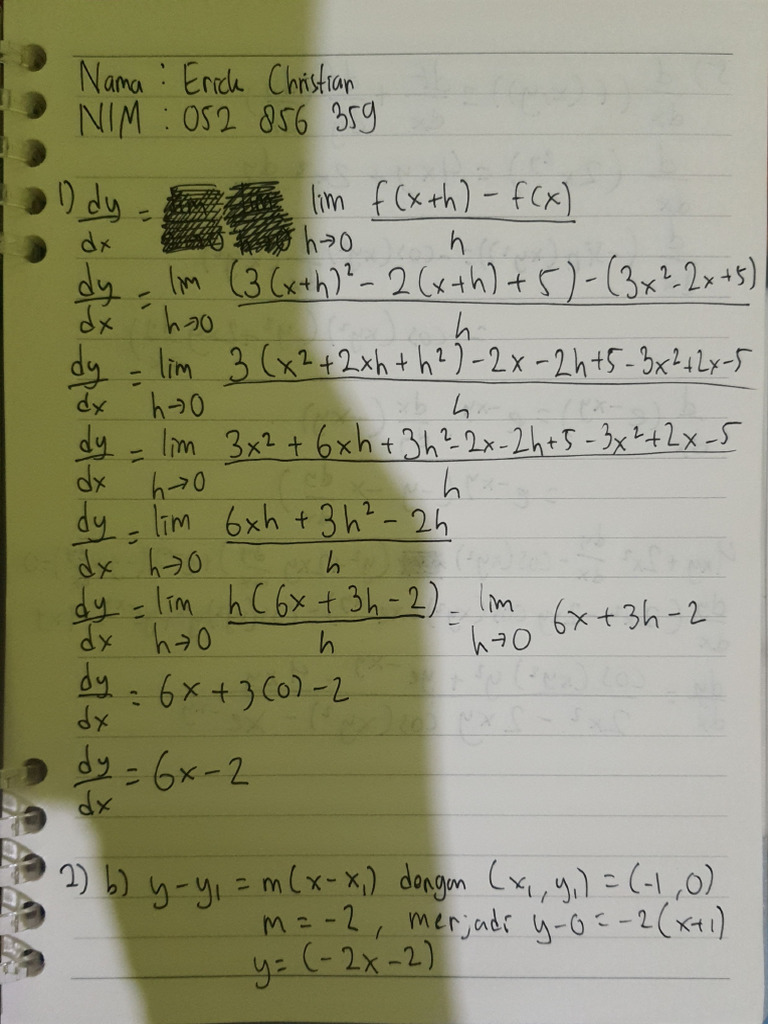 Tugas 2 Kalkulus (5) | PDF