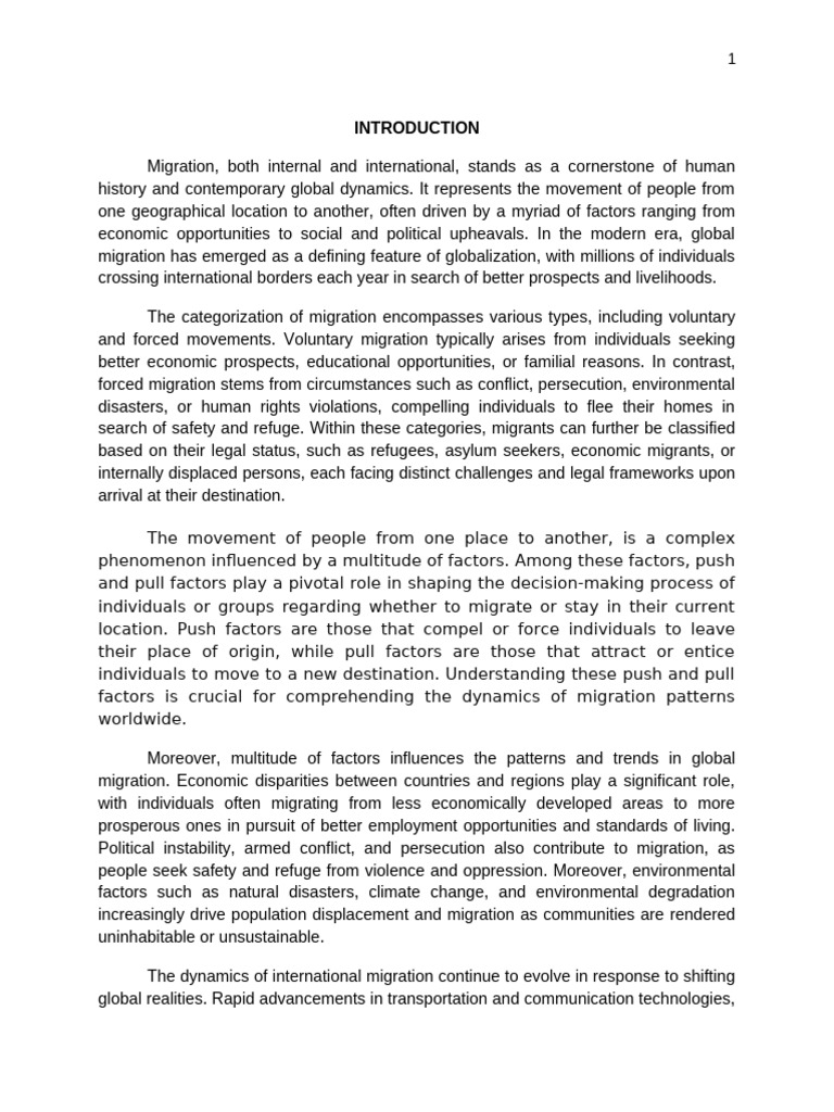 Written-Output-PT.-II | PDF | Human Migration | Migrant Worker