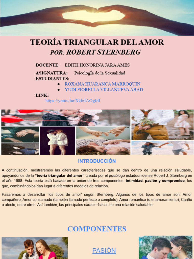 Teoría Triangular Del Amor Por - Robert Sternberg | PDF | Amor ...