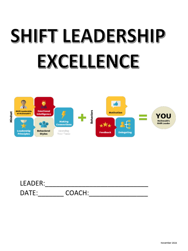 Shift Leadership Excellence Program | PDF | Educational Technology ...