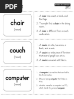 Halloween Noun Verb Scoot | PDF | Verb | Rules