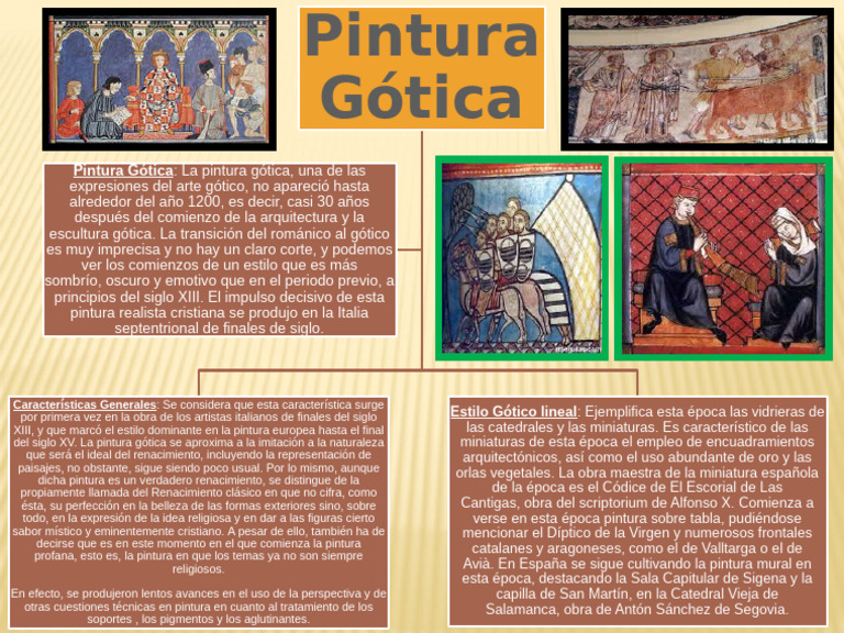 Arte El Arte Gótico Lineal | PDF | Pinturas | Renacimiento