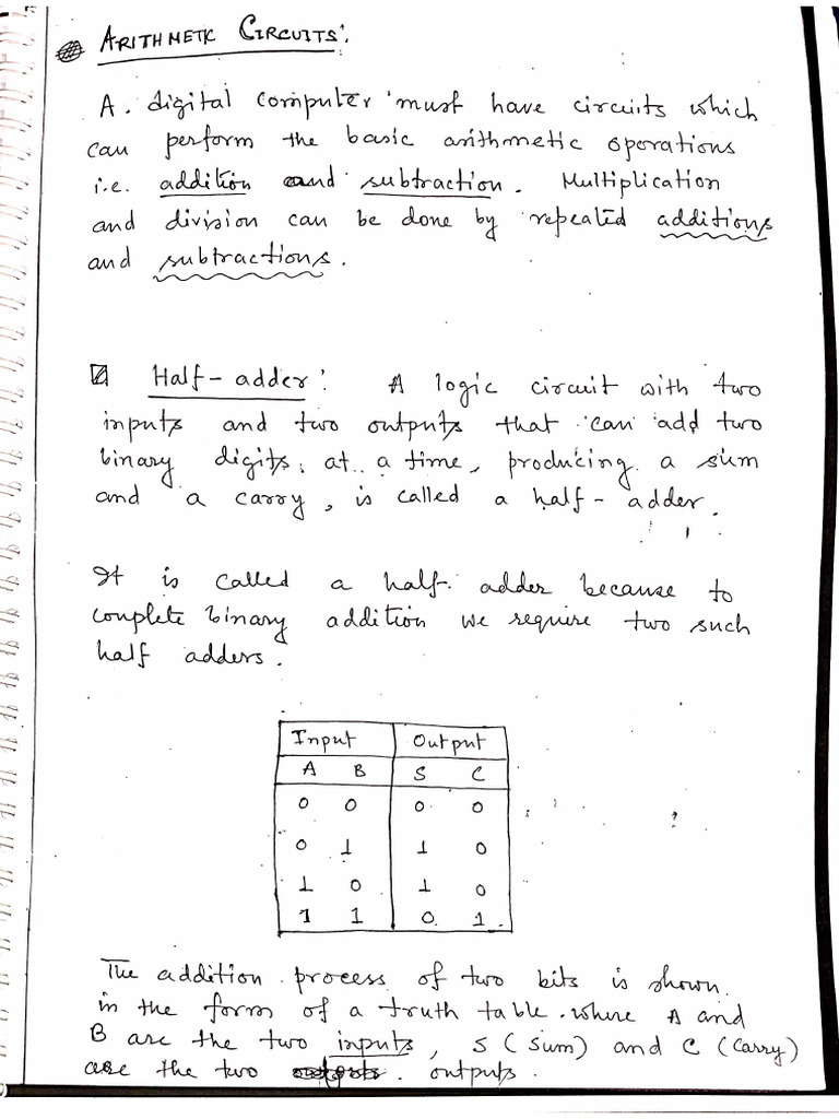 Arithmetic Circuits | PDF