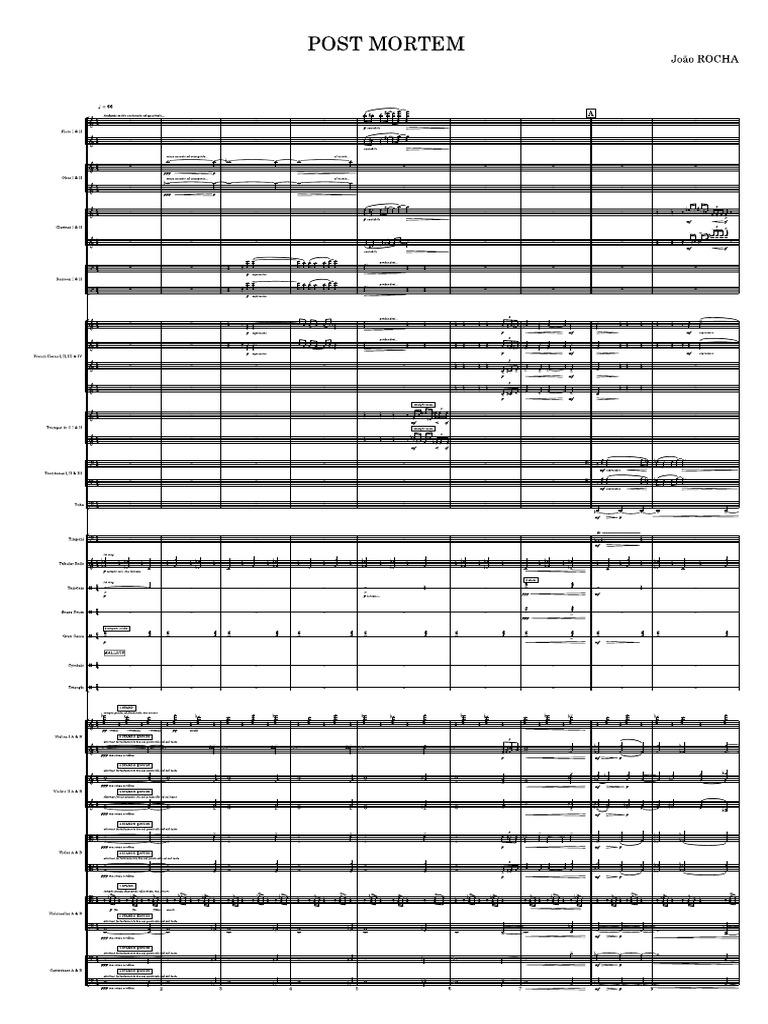 Post Mortem - Sample Score | PDF