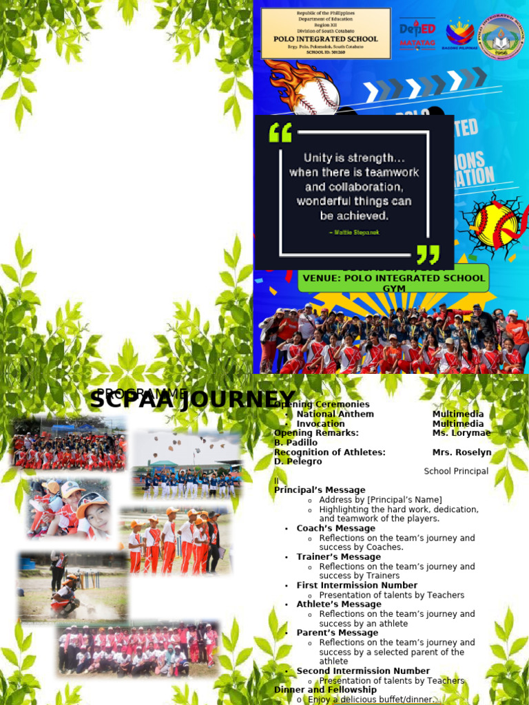 VICTORY PARTY Programme Front | PDF