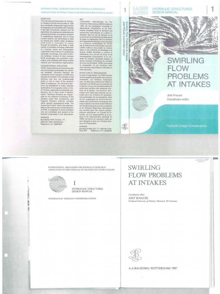 Swirling Flow Problems at Intakes | PDF
