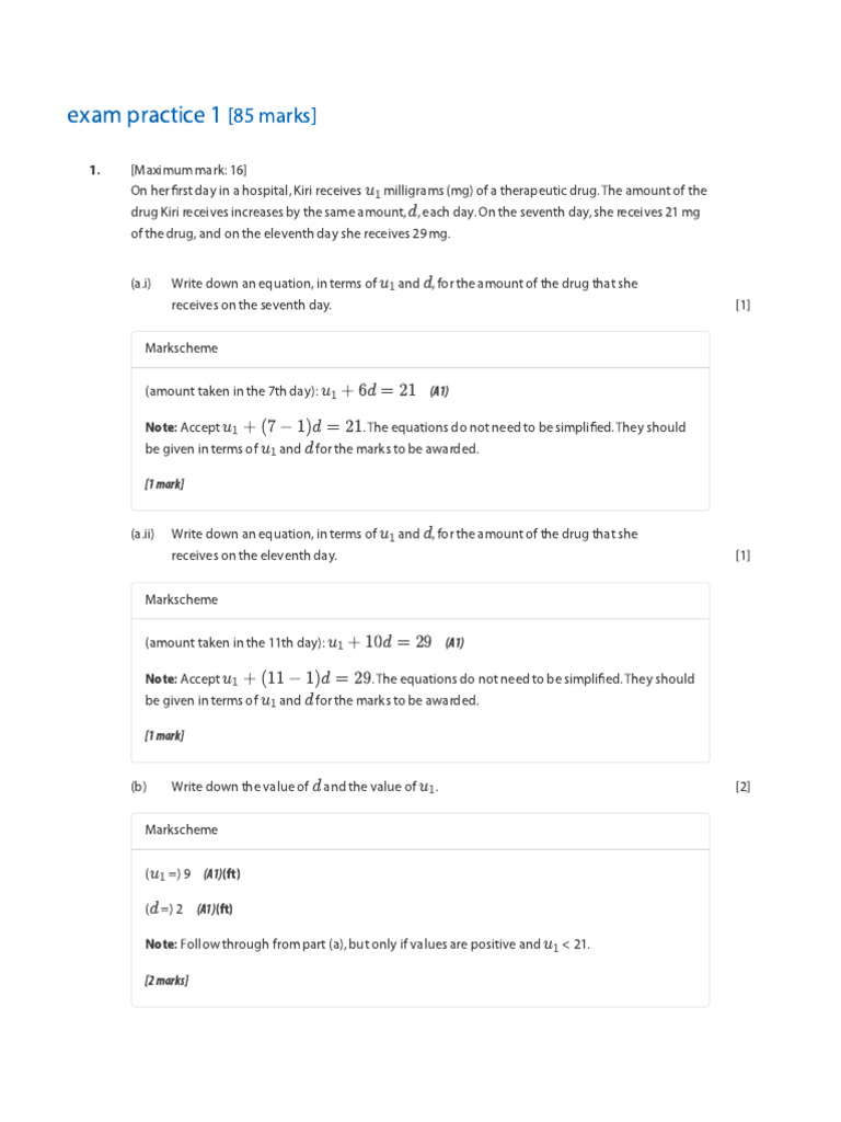 exam practice 1 | PDF | Quadratic Equation | Applied Mathematics exam practice 1 | PDF | Quadratic Equation | Applied Mathematics