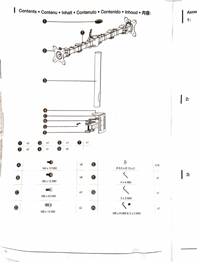Dual Arm Monitor Amazon Basics | PDF