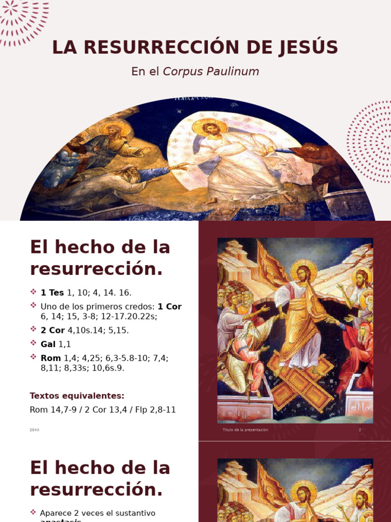 La Resurrección de Jesús | PDF | La resurrección de Jesús | Resurrección