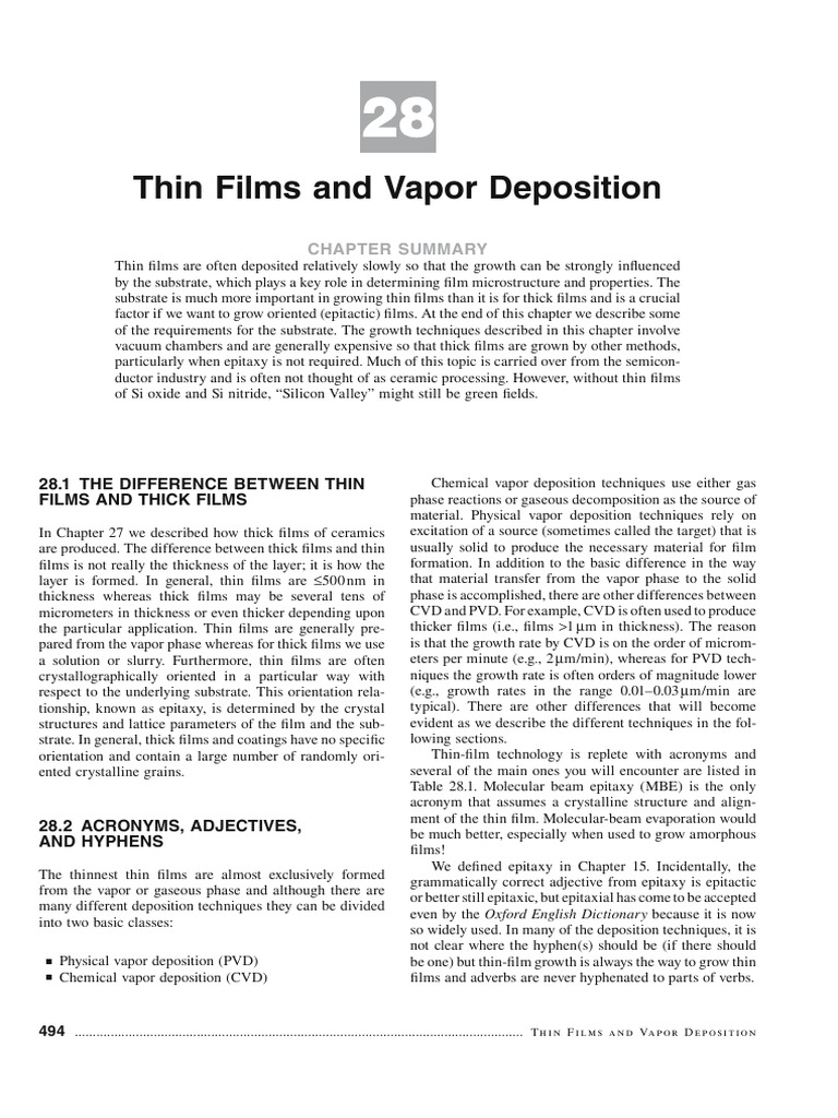 N18-Thin Films | PDF