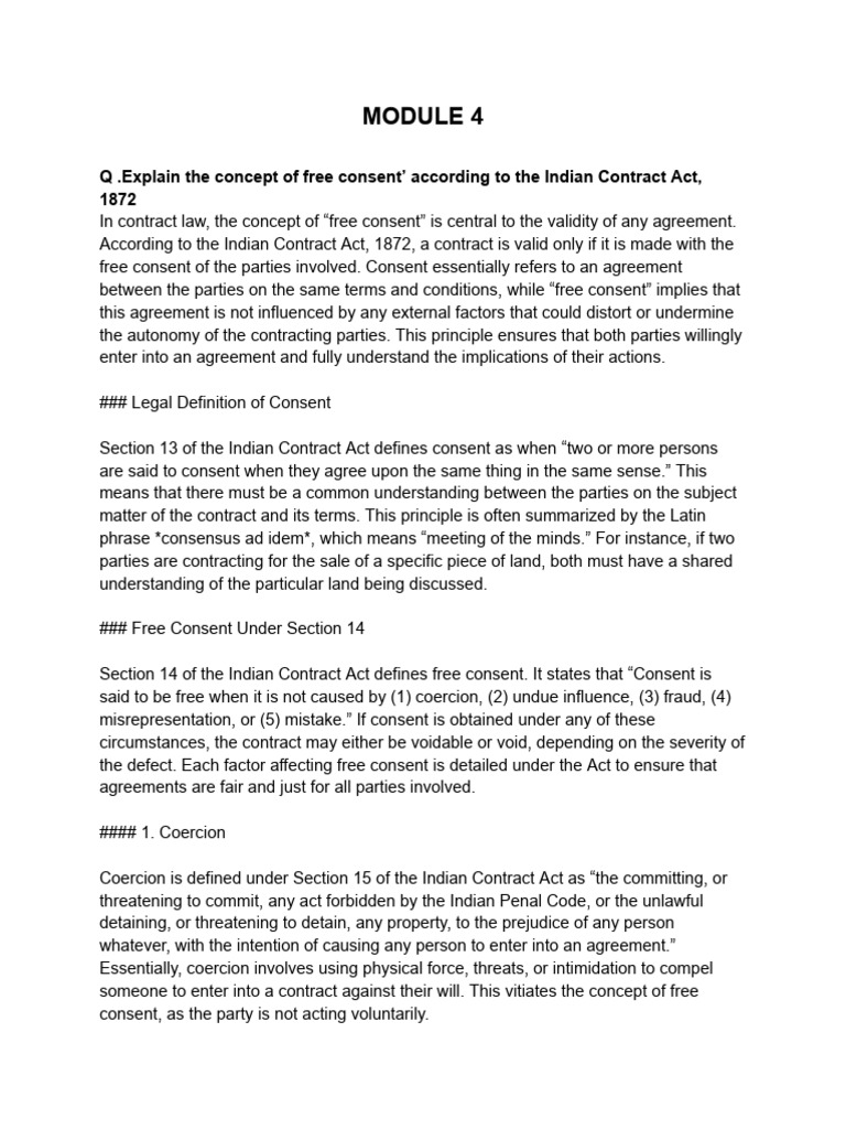 Module 4 - Ica | PDF | Misrepresentation | Deception