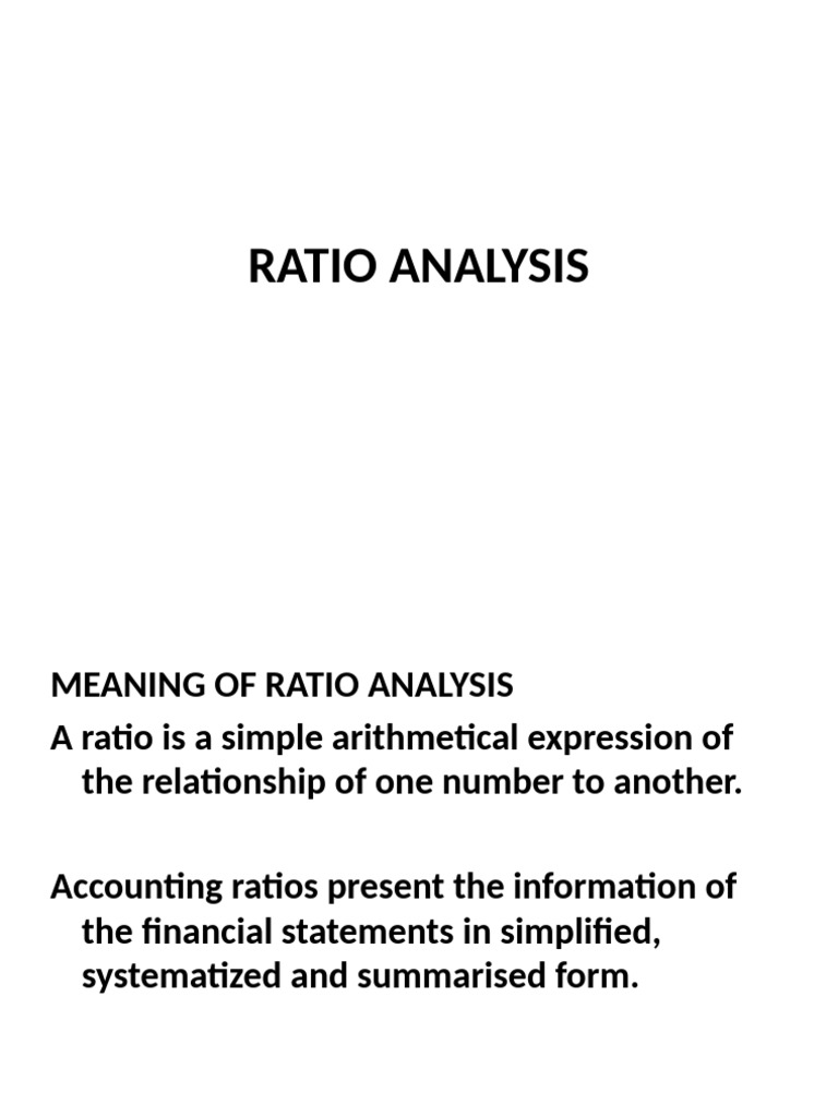 Ratio Analysis | PDF | Equity (Finance) | Dividend