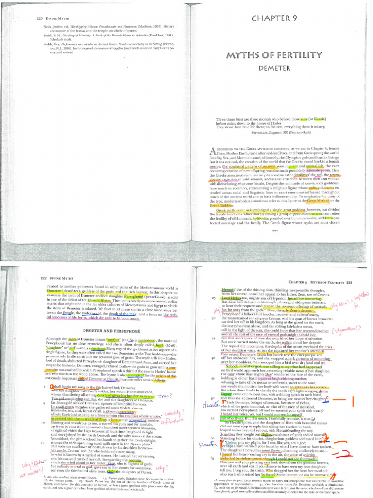 Week 7 Chapter 9 Demeter Marks | PDF