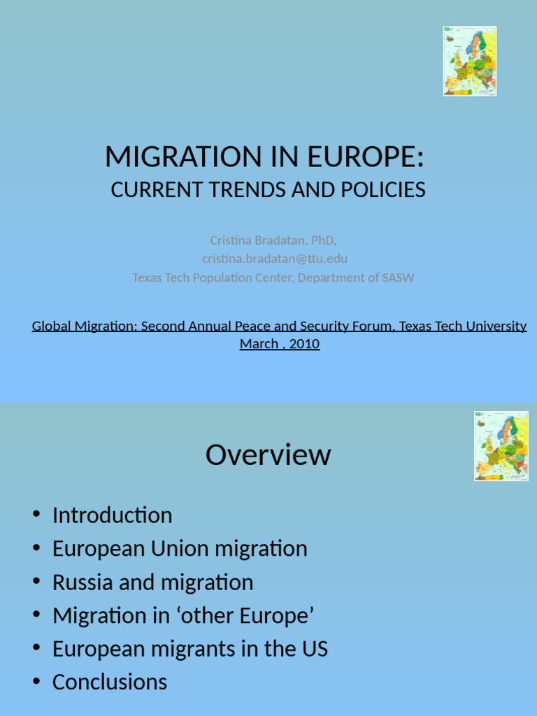 europeanmigration | PDF | Immigration | European Union