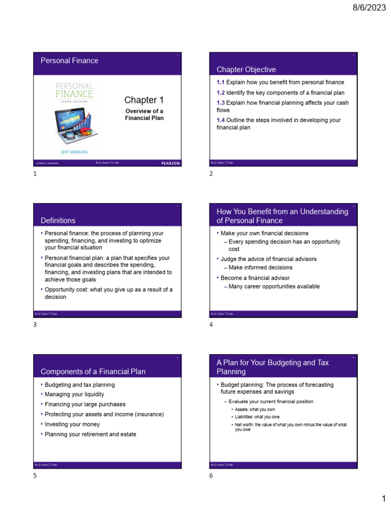 S1.personal Finance.2023 | PDF | Financial Plan | Market Liquidity