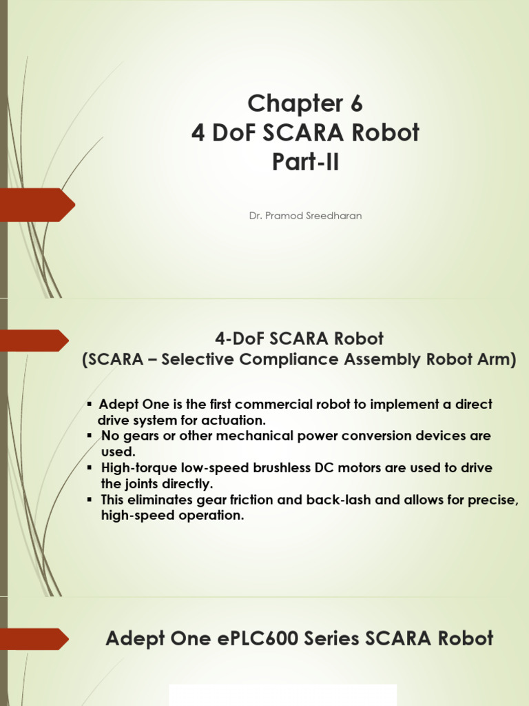 Ch-6_SCARA-Robot-2 | PDF