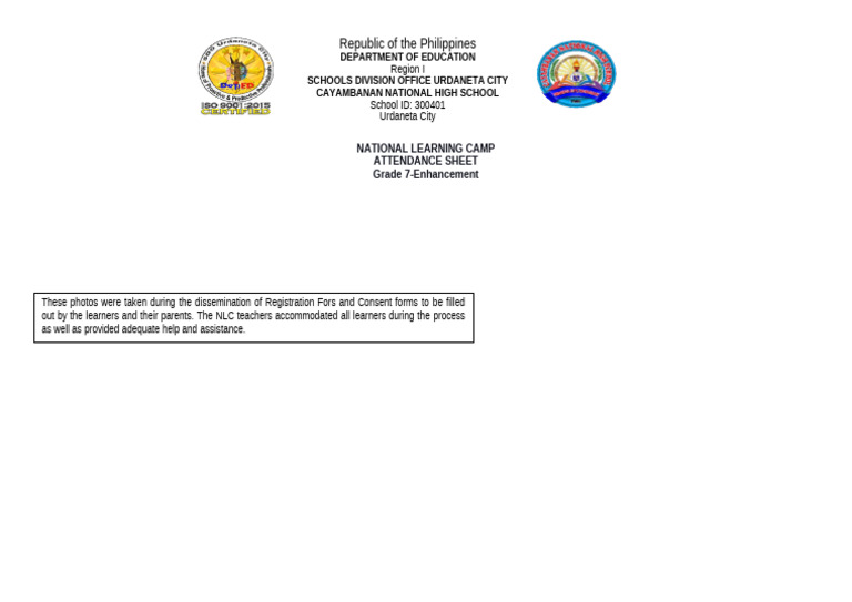 Narrative Report On NLC Orientation | PDF