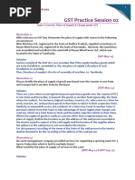 GST Question Paper | PDF | Taxes | Government