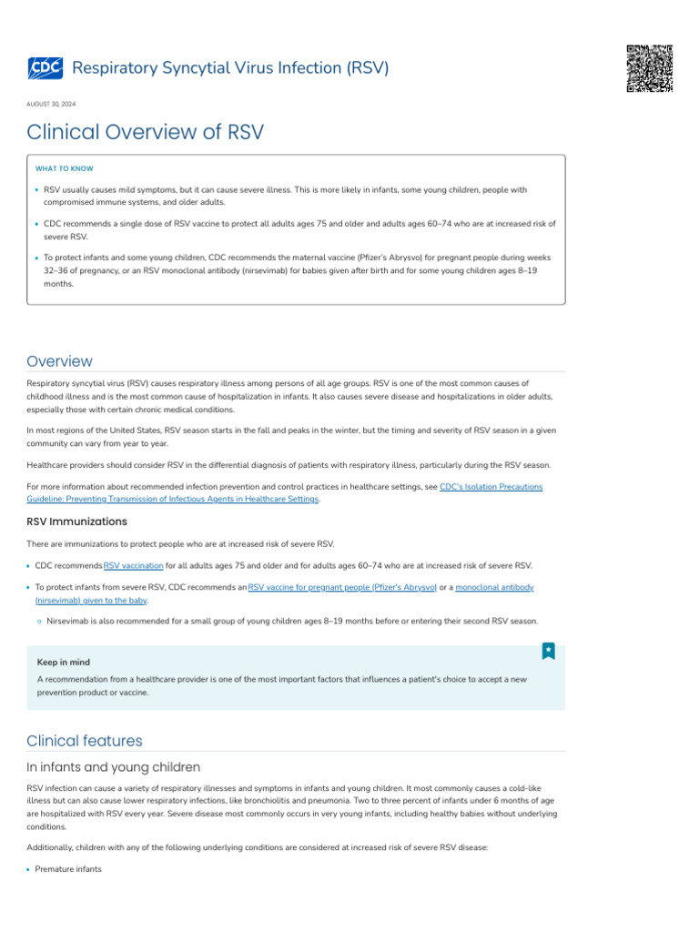 Clinical Overview of RSV - RSV - CDC Respiratory Syncytial Virus ...