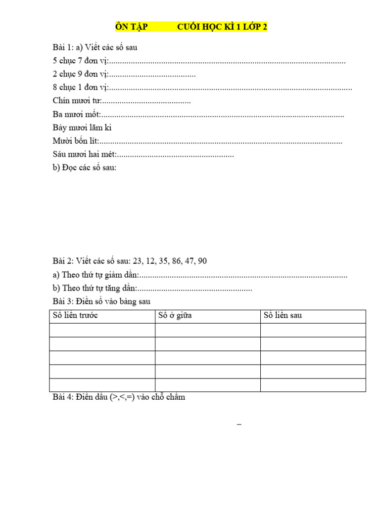 ĐC TOÁN TV LỚP 2 CK1 kết nối | PDF