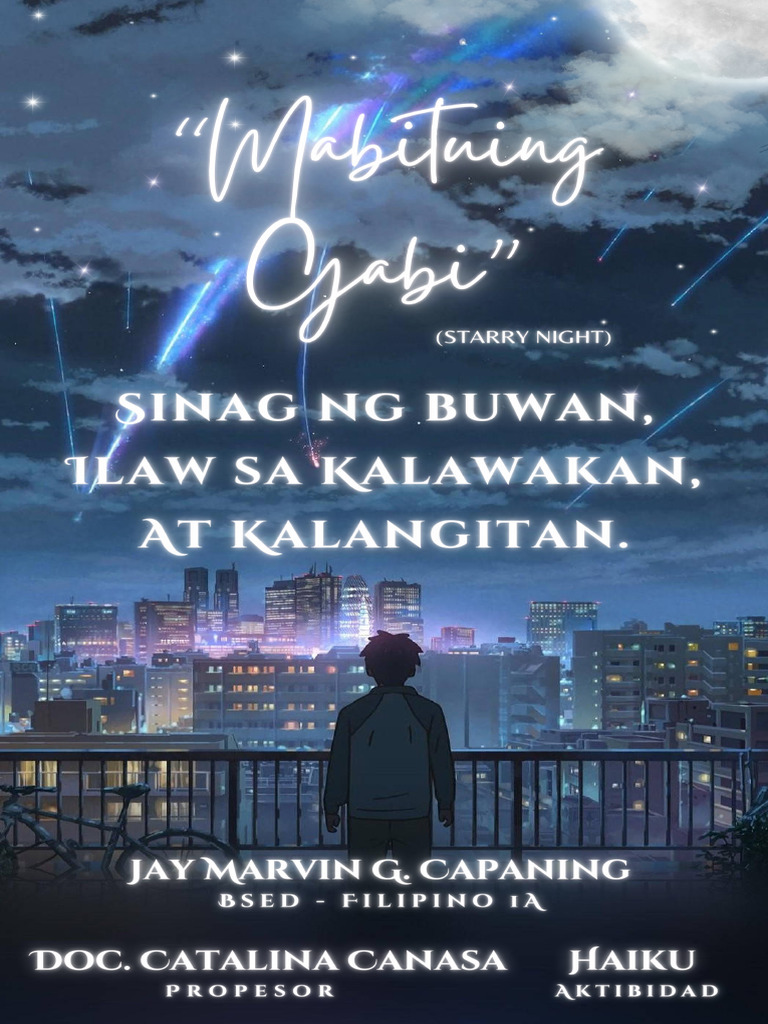 Haiku - Mabituing Gabi | PDF