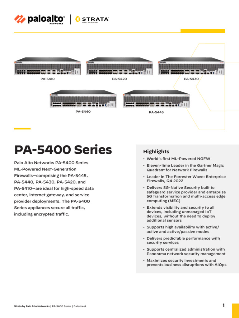 pa-5400-series-11-0 | PDF | Security | Computer Security