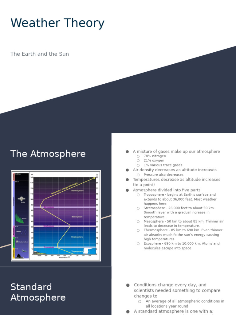 AF 200 Weather Theory 2 (The Earth and Sun) | PDF | Atmosphere Of Earth ...