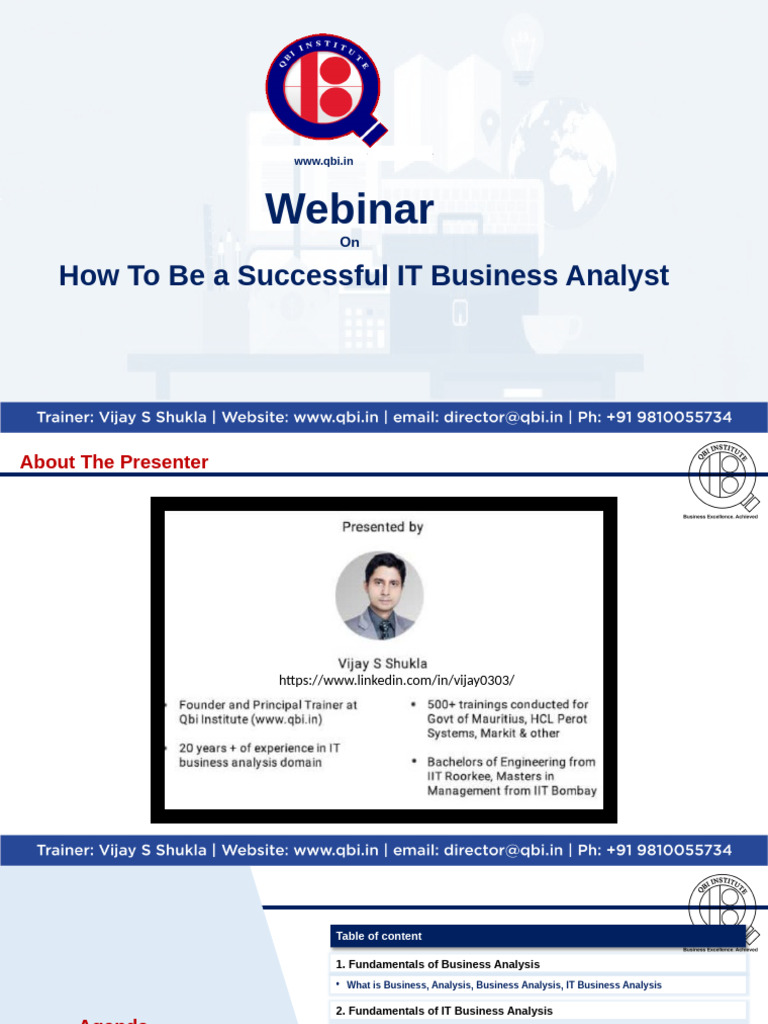 How To Be A Successful Business Analyst | PDF | Scrum (Software ...