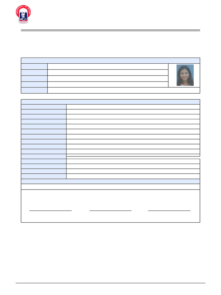 Ficha de Rosero Artos Dayanna | PDF