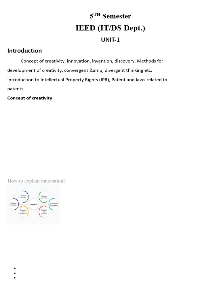 all ied | PDF | Entrepreneurship | Intellectual Property