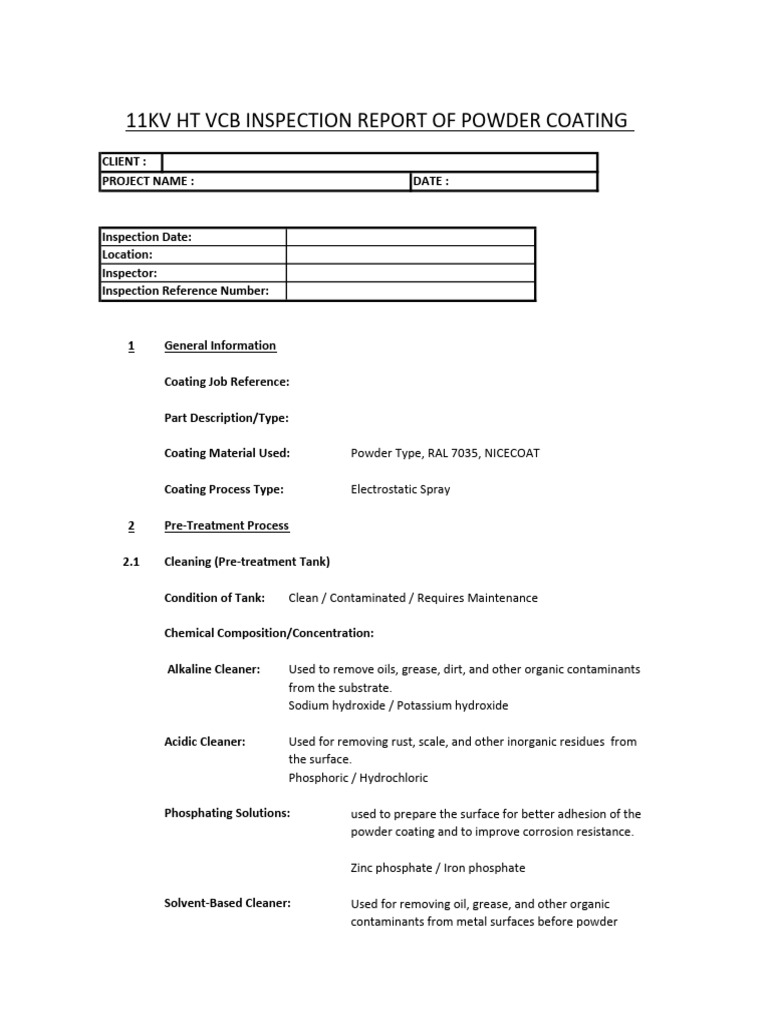 POWDER COATING REPORT | PDF | Coating | Materials