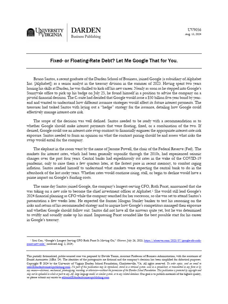 English | PDF | Swap (Finance) | Interest Rates