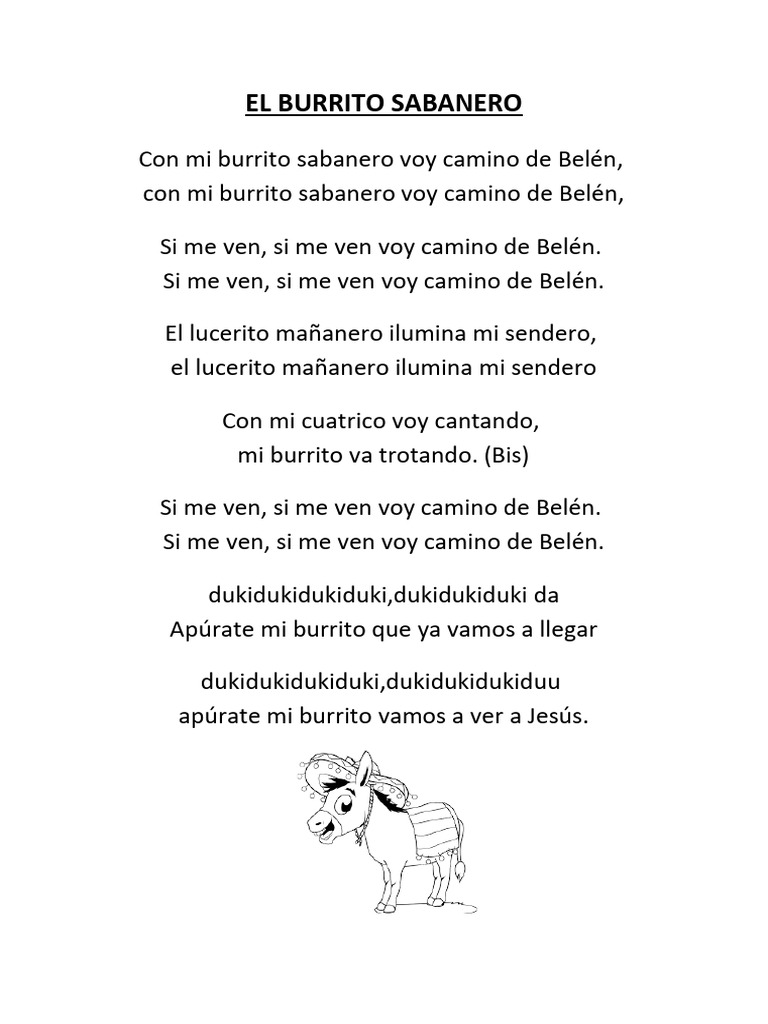 El Burrito Sabanero | PDF
