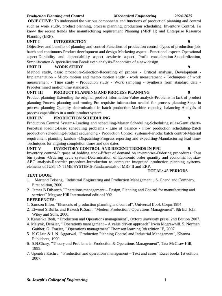 PPCE 3 | PDF | Scheduling (Production Processes) | Business