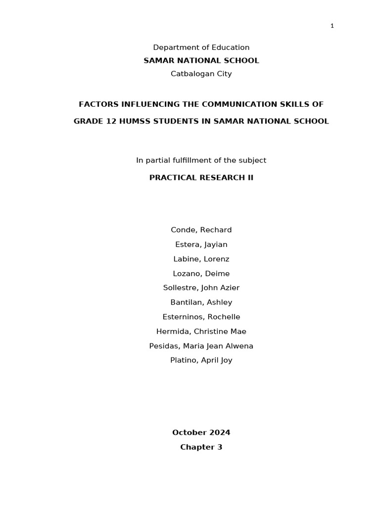 Group 3_HUMSS-C Chapter 3 Methodology | PDF | Survey Methodology ... Group 3_HUMSS-C Chapter 3 Methodology | PDF | Survey Methodology ...