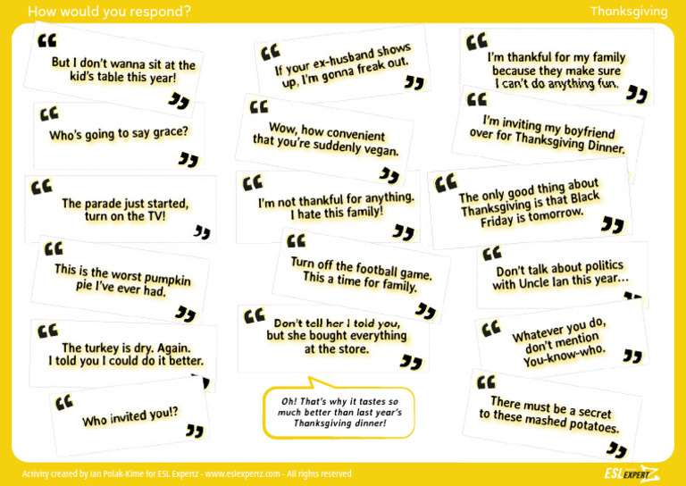 Well Say Something Thanksgiving | PDF | Thanksgiving | Gratitude