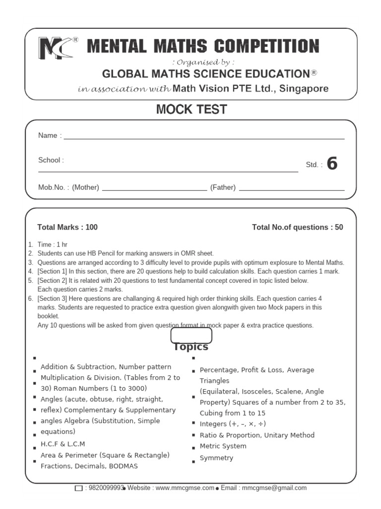 std_6 | PDF | Triangle | Mathematics
