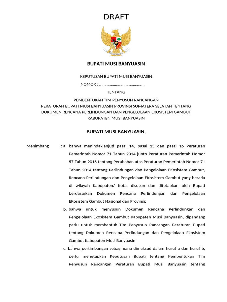 DRAFT_SK_Tim_Penyusun_RPPEGMuba2024Rev | PDF