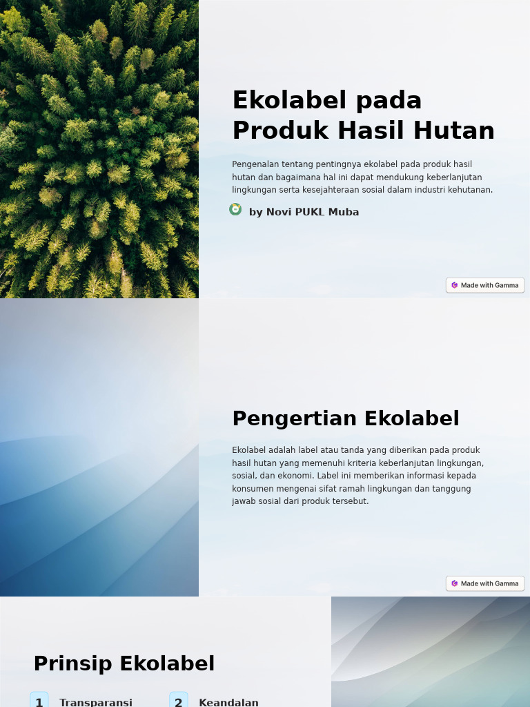 Ekolabel Pada Produk Hasil Hutan | PDF