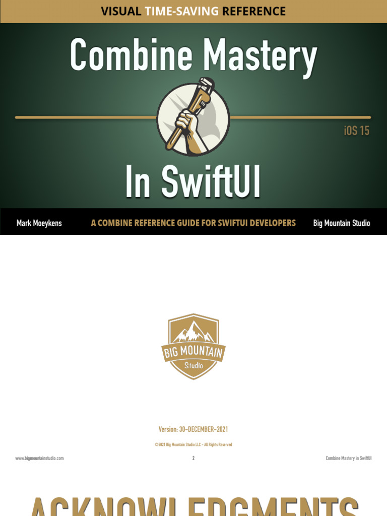 Combine Mastery: A Combine Reference Guide For Swiftui Developers | PDF | Swift (Programming ...
