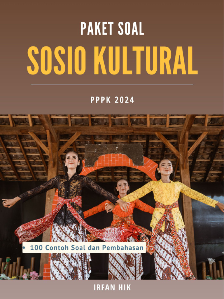 Paket Soal Sosio Kultural PPPK 2024 | PDF