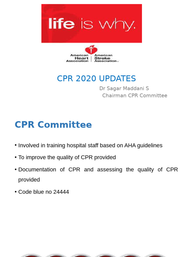 2020 CPR and ACLS Guidelines Update | PDF