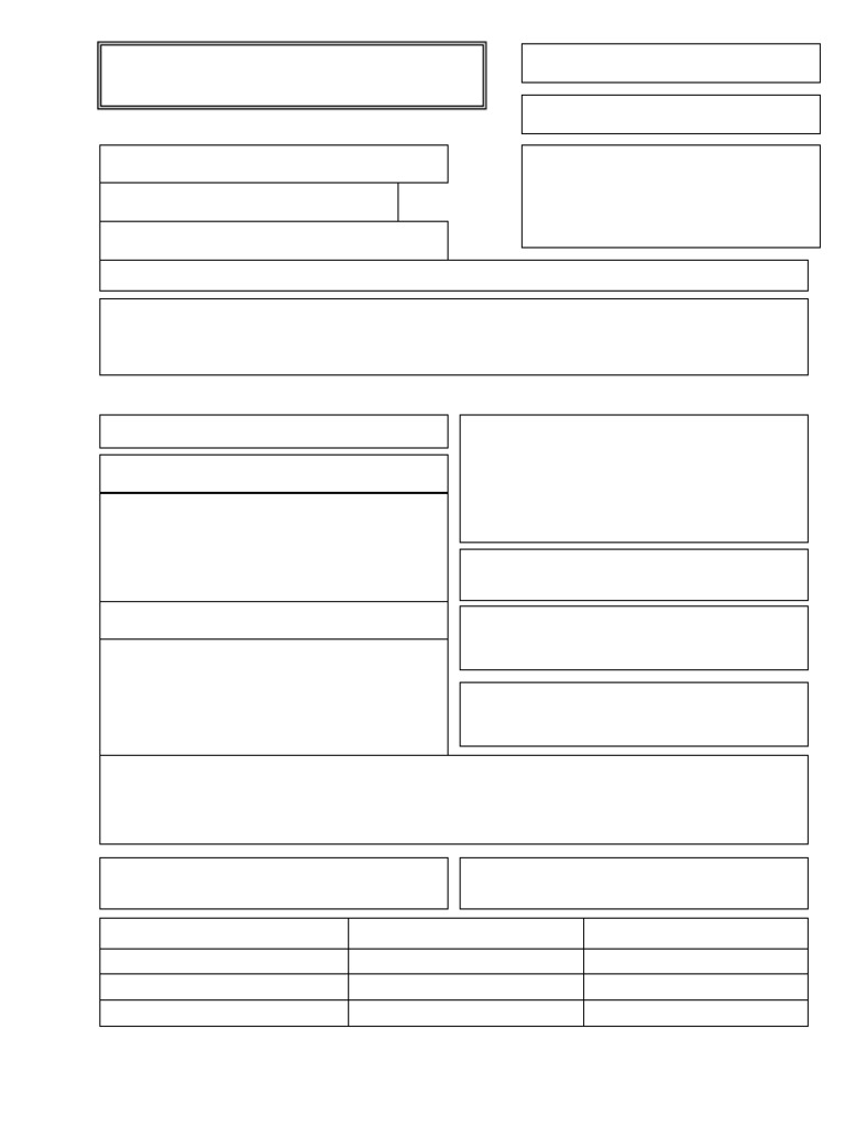 Example Request For Change Form PDF | PDF | Risk