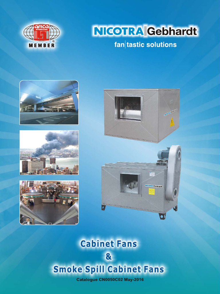 Nicotra Cabinet Fan Brochure | PDF